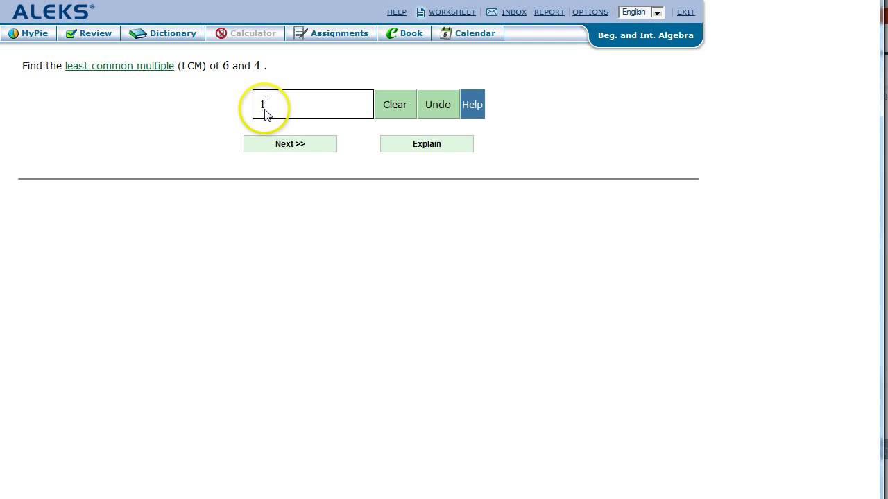 Working Through ALEKS Modules - YouTube