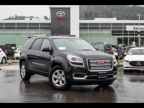 Grey 2016 GMC Acadia SLE Walkaround - Kelowna Toyota - YouTube