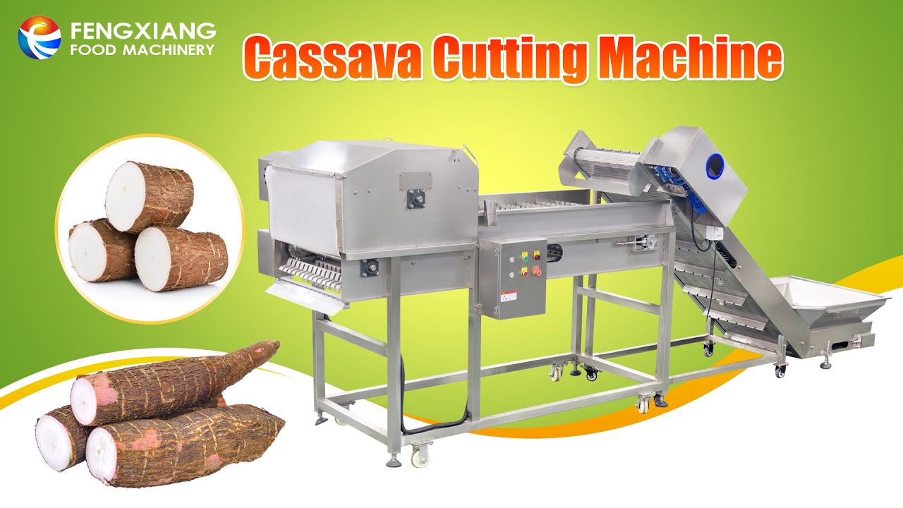 Cassava Cutting Machine #cassava - YouTube