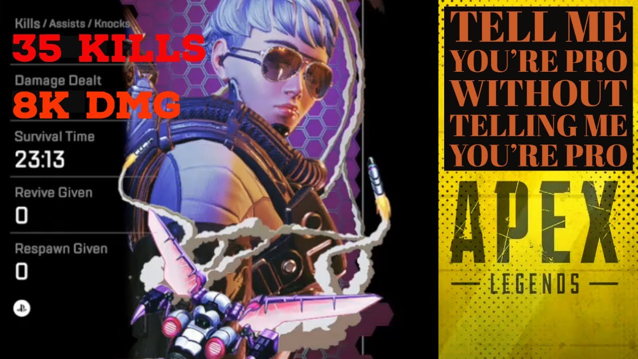 Apex Legends - 35 kills, 8k Dmg (Spectating) - YouTube