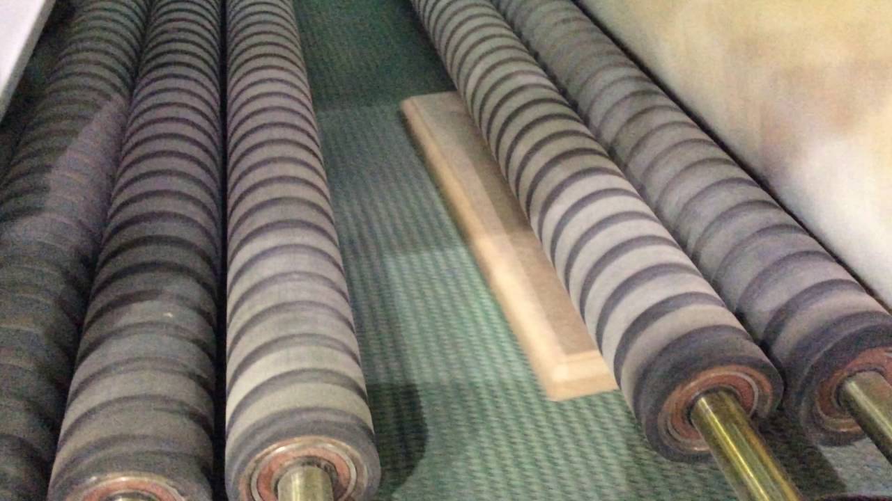 BSA D 1300-6U | BRUSH SANDER | Sanding MDF Raised Panel Door - YouTube