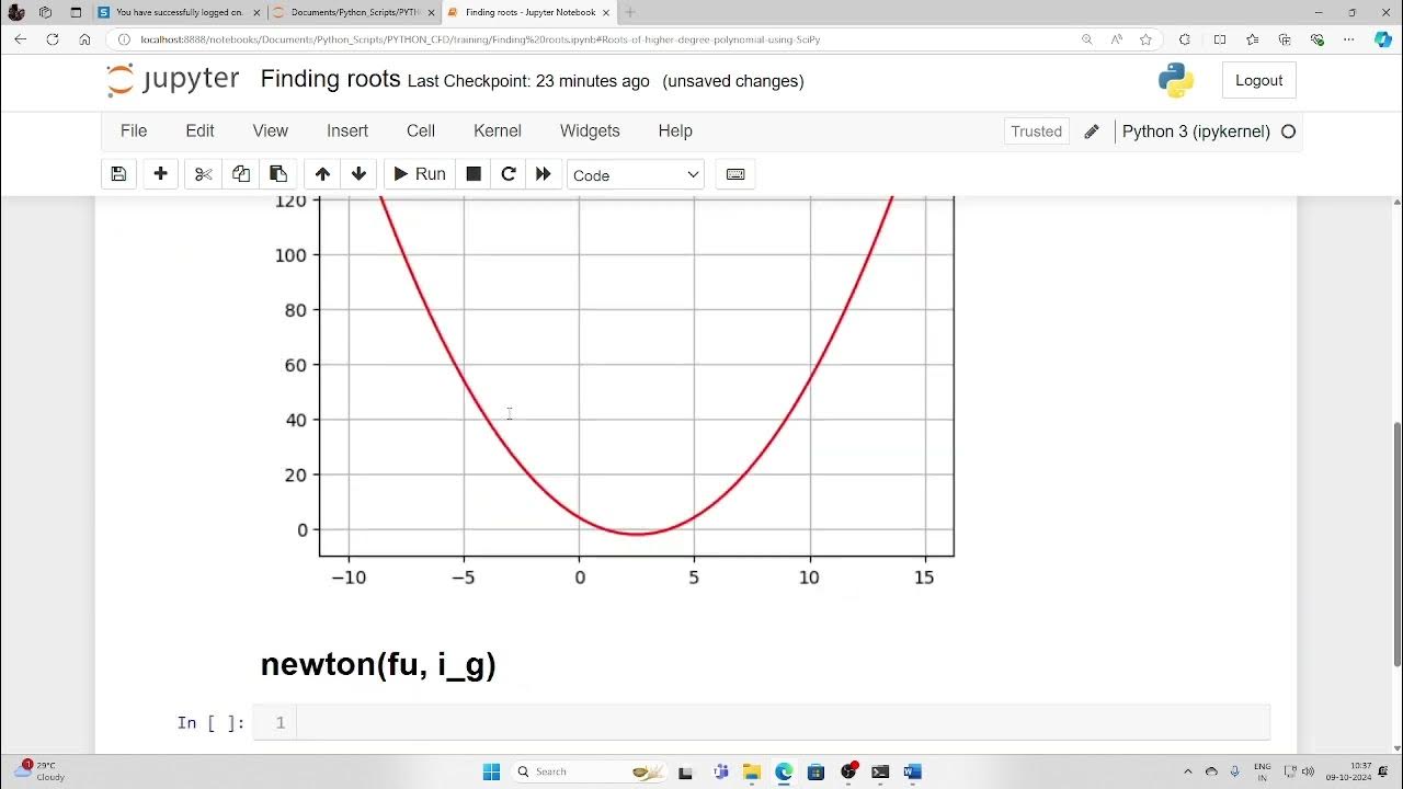 Finding roots of a polynomial using SciPy. - YouTube
