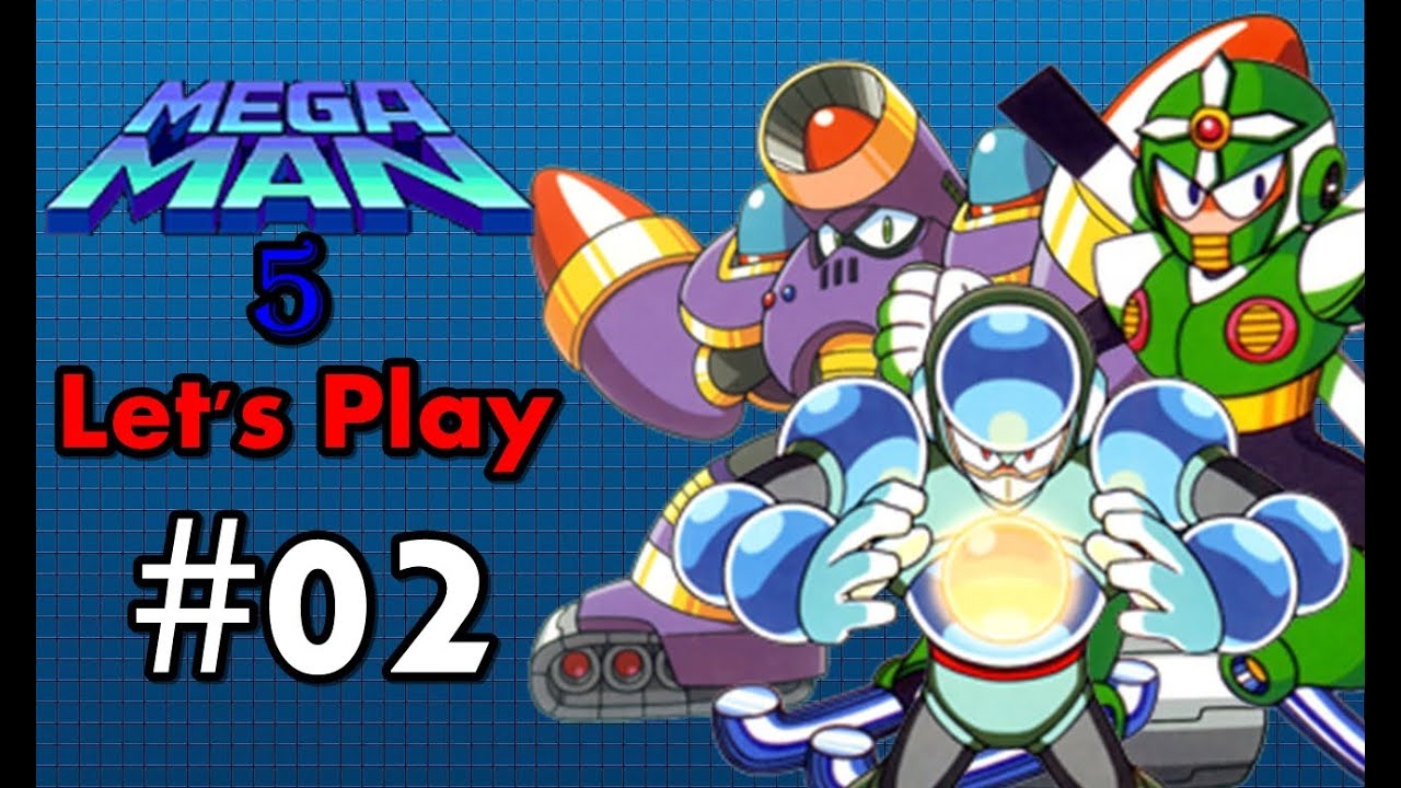 Megaman 5 (100%) - Parte 2 "Derrotando 3 chefes" - YouTube