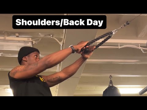 CRAZY PUMP!! Shoulders and Back Day workout - YouTube