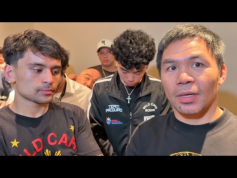 Manny Pacquiao & Jimuel REACT to DRAW vs Brenden Lally - Post Fight Press Conference