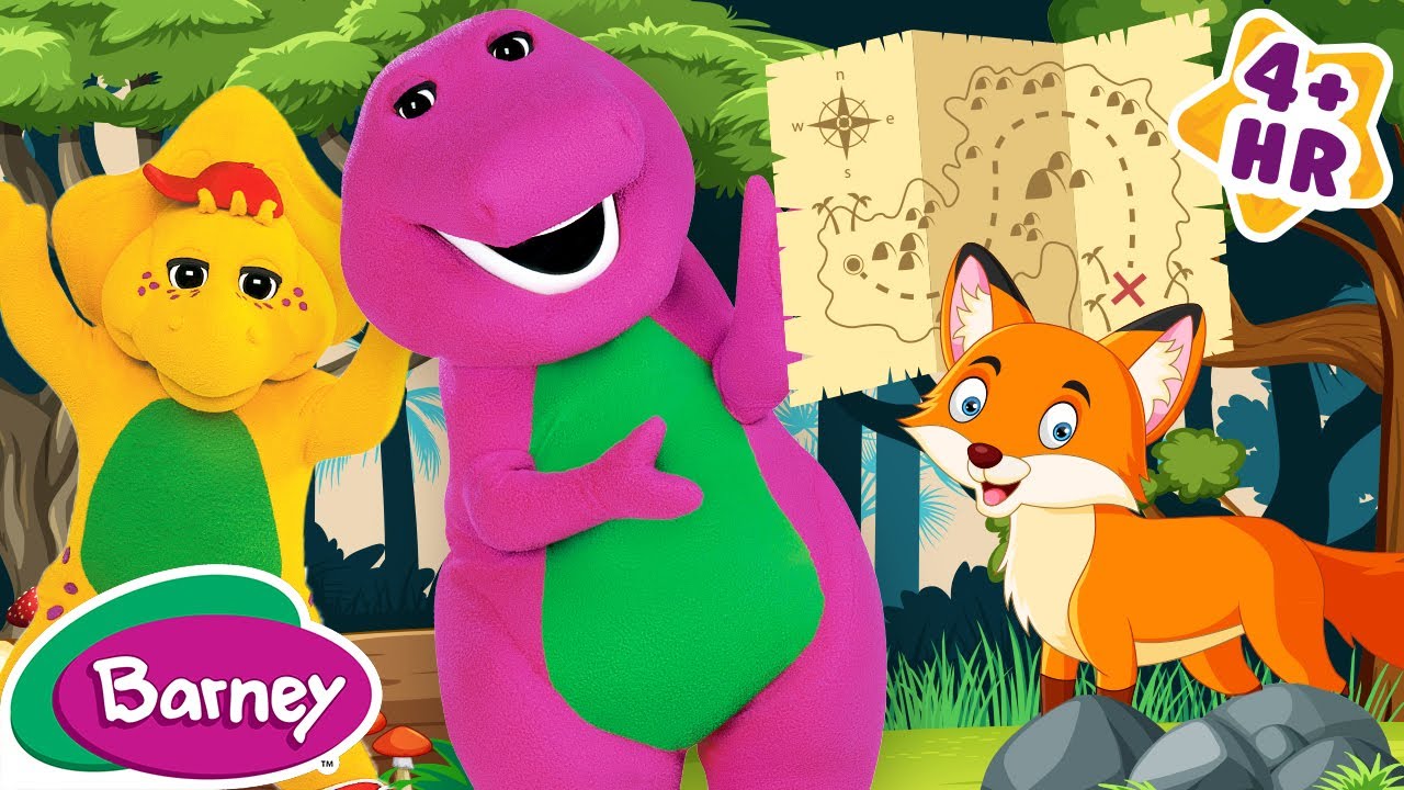 Barney Happy Wheels Adventure In The Enchanted Forest For Kids | NEW