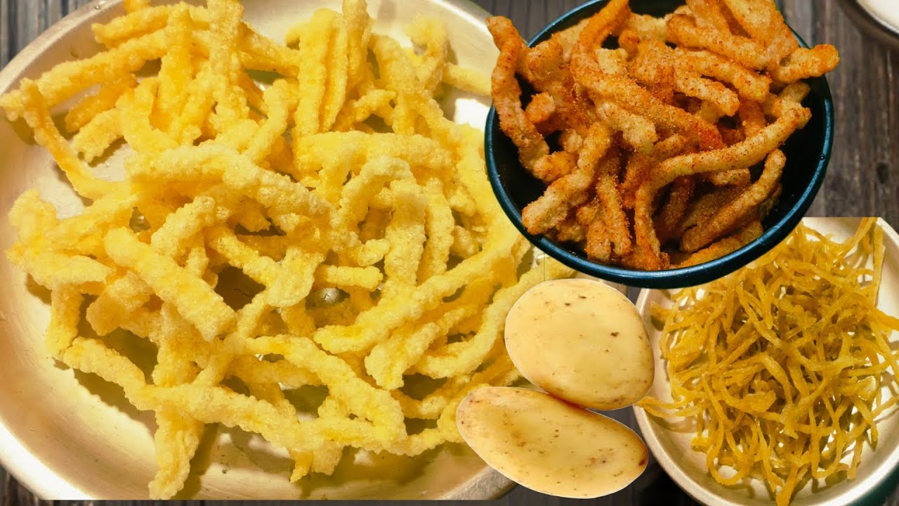 सिर्फ 10 मिनट में 2 कच्चे आलू से ढेर सारे कुरकुरे बनाएं पूरे साल स्टोर ...