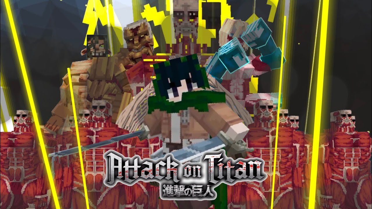 NEW UPDATE ATTACK ON TITAN...| BLOCK TITAN V2 ADDON | MINECRAFT - YouTube