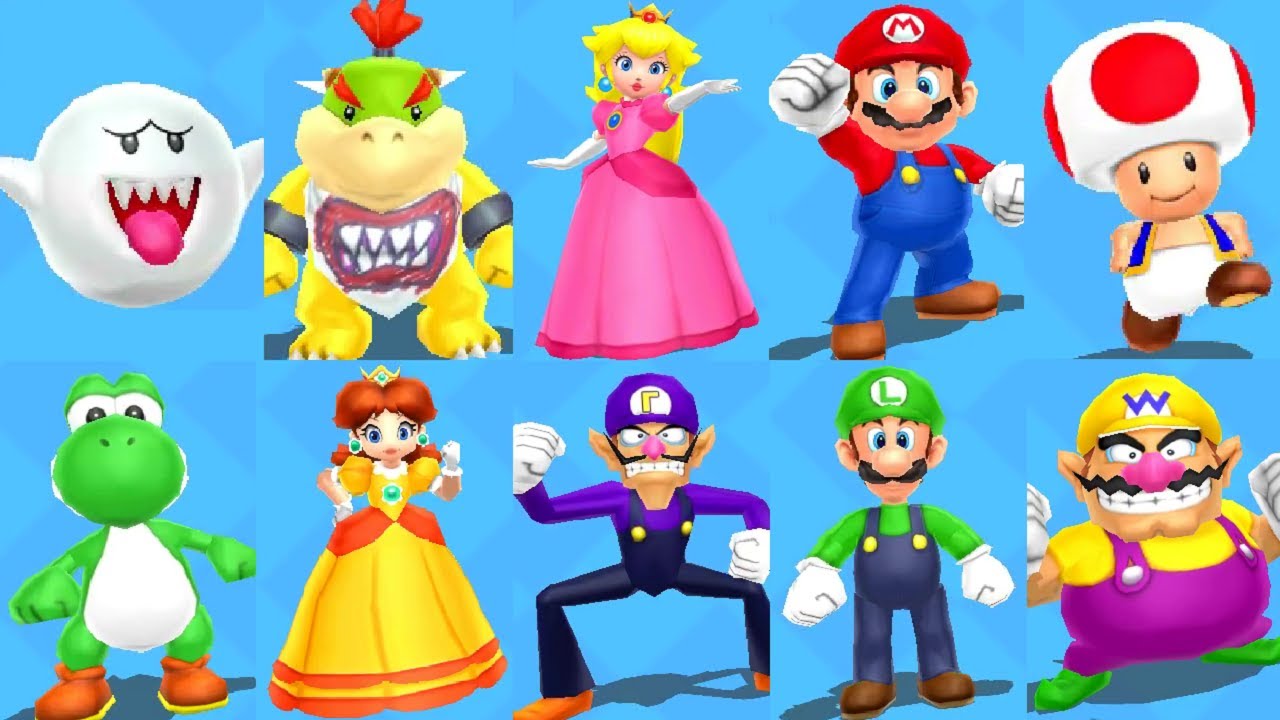 Mario Party Island Tour - All Characters - YouTube