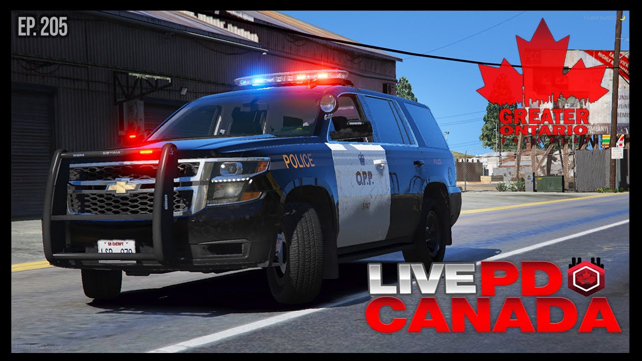 #FiveM #LivePD Canada Greater Ontario Roleplay | #OPP Officer Shot In ...