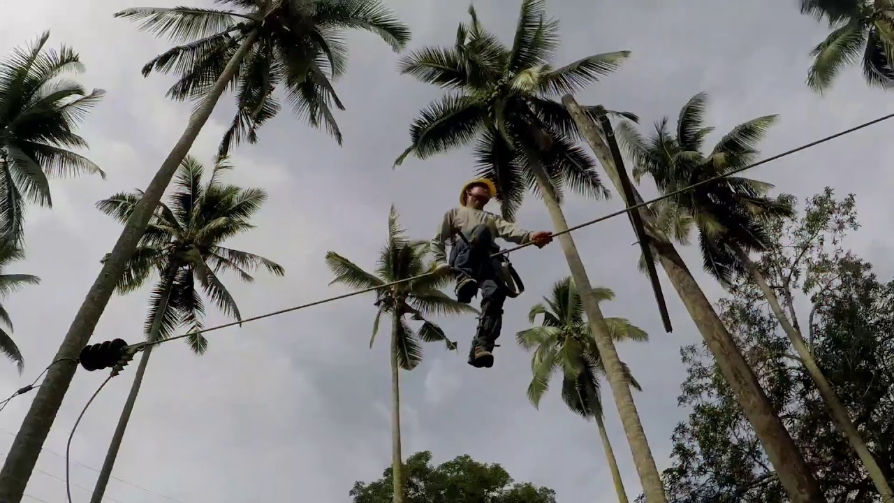 ZANECO Basic Lineman's Training The warriors of light - YouTube