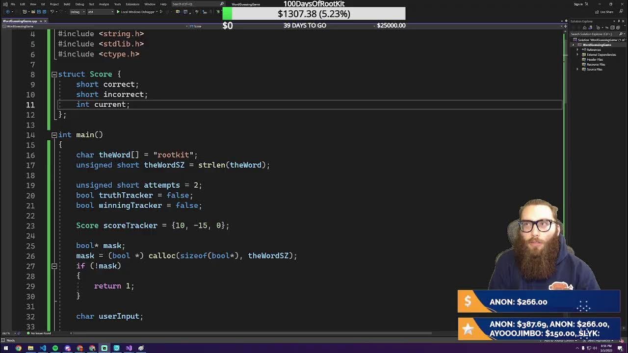 Structs and Games - Day 62 #100DaysOfRootKit - YouTube