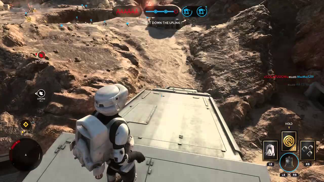 STAR WARS™ Battlefront™ epic fail - YouTube