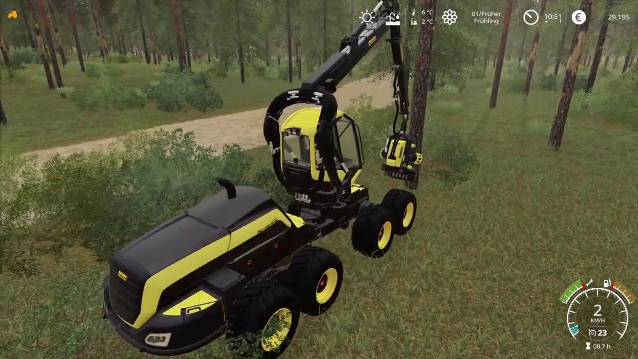 Holzen für den neuen Hof #Forst #PS4 #LS19 Forst extrem #3 - YouTube