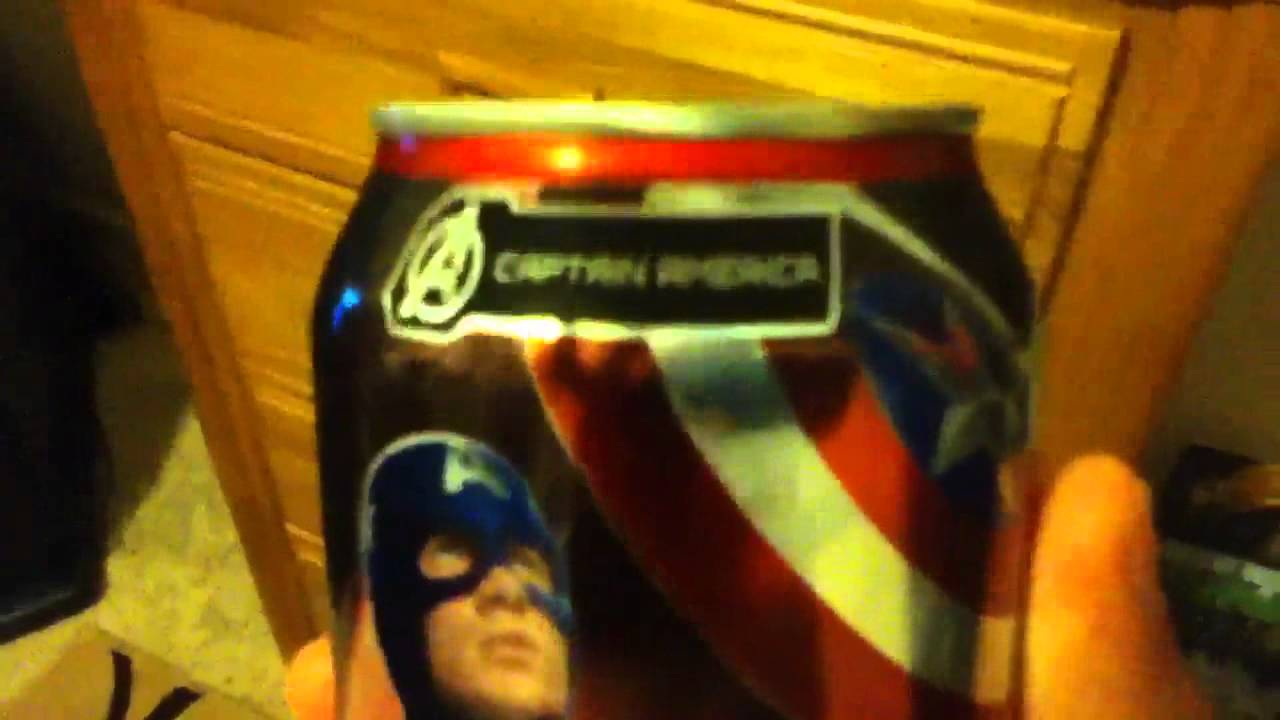 The Avengers Dr.Pepper Limited edition cans:Captain America - YouTube