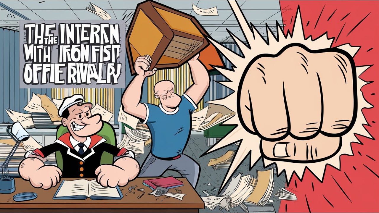 The Intern with the Iron Fist | Popeye and Bluto's Office Rivalry 😂💥 ...
