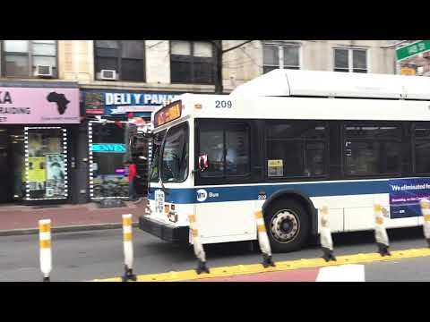 MTA BUS: 2012 New Flyer C40LF [209] Q25-LTD Bus & Jamaica Avenue ...