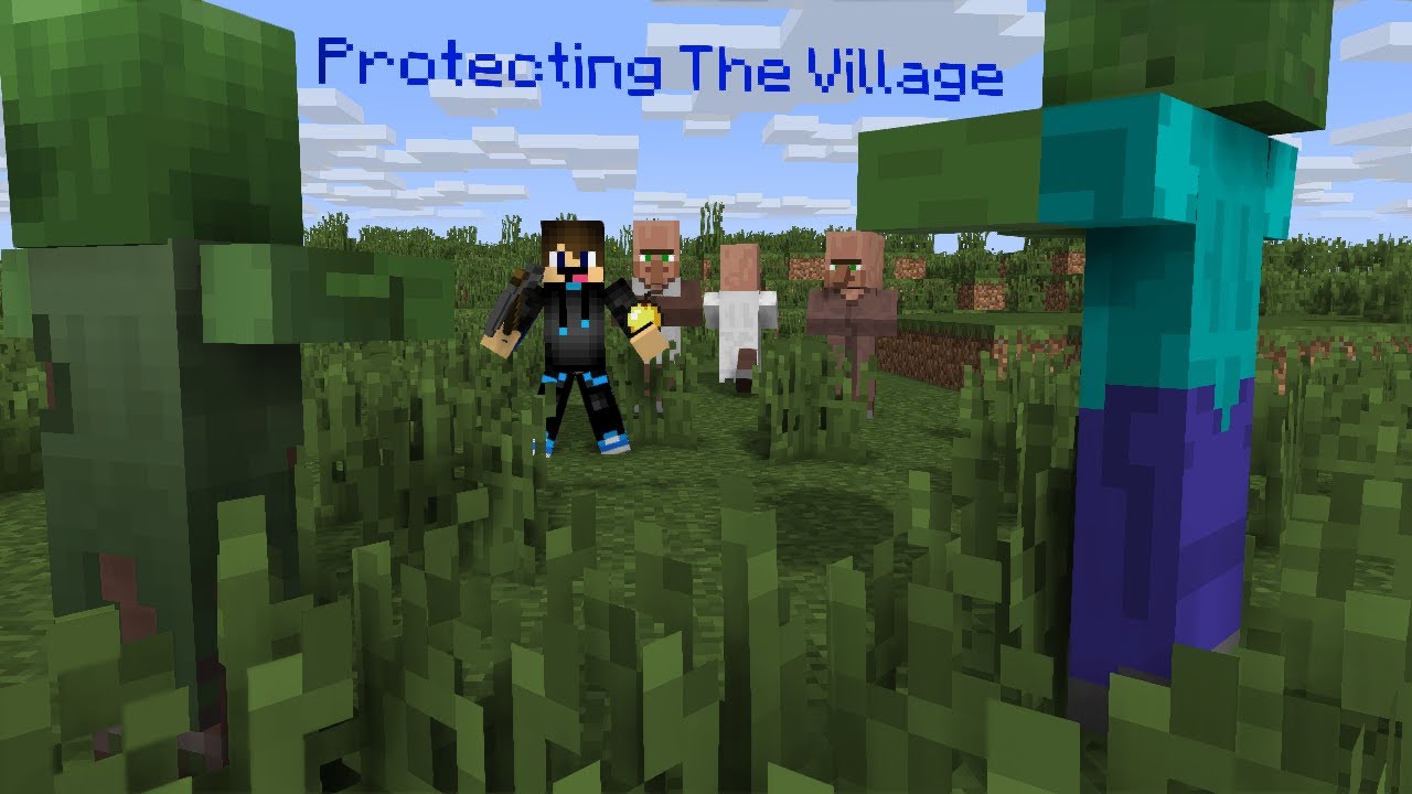 Surviving Minecraft EP1 | Village Protection - YouTube