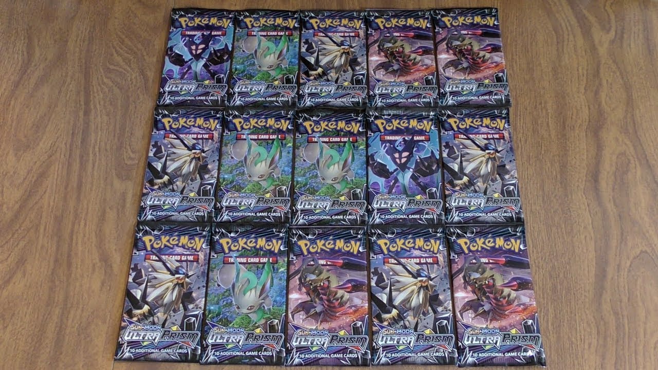 15 Ultra Prism Booster Pack Opening - YouTube