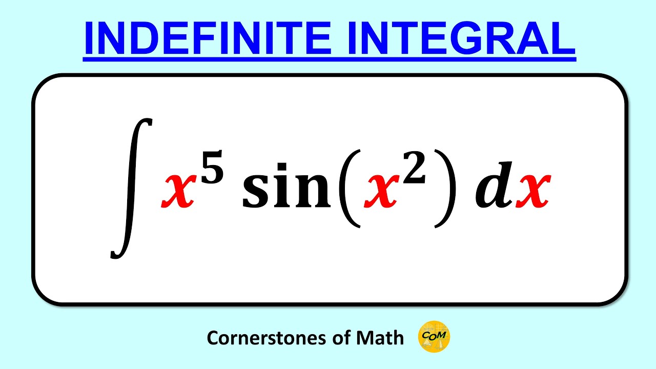 Integral Of x 5 sin x 2 YouTube Integral Of x 5 sin x 2 YouTube
