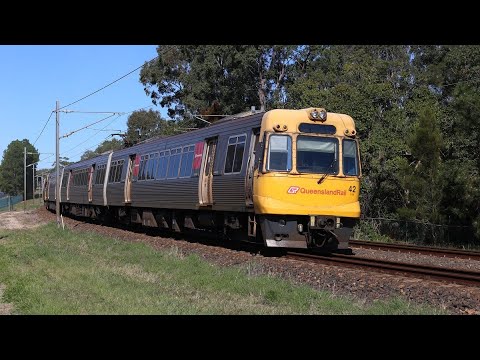 Queensland Rail: Inside an EMU on the Ipswich Line - YouTube