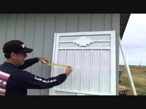 How to install a security screen door...Part 2 - YouTube