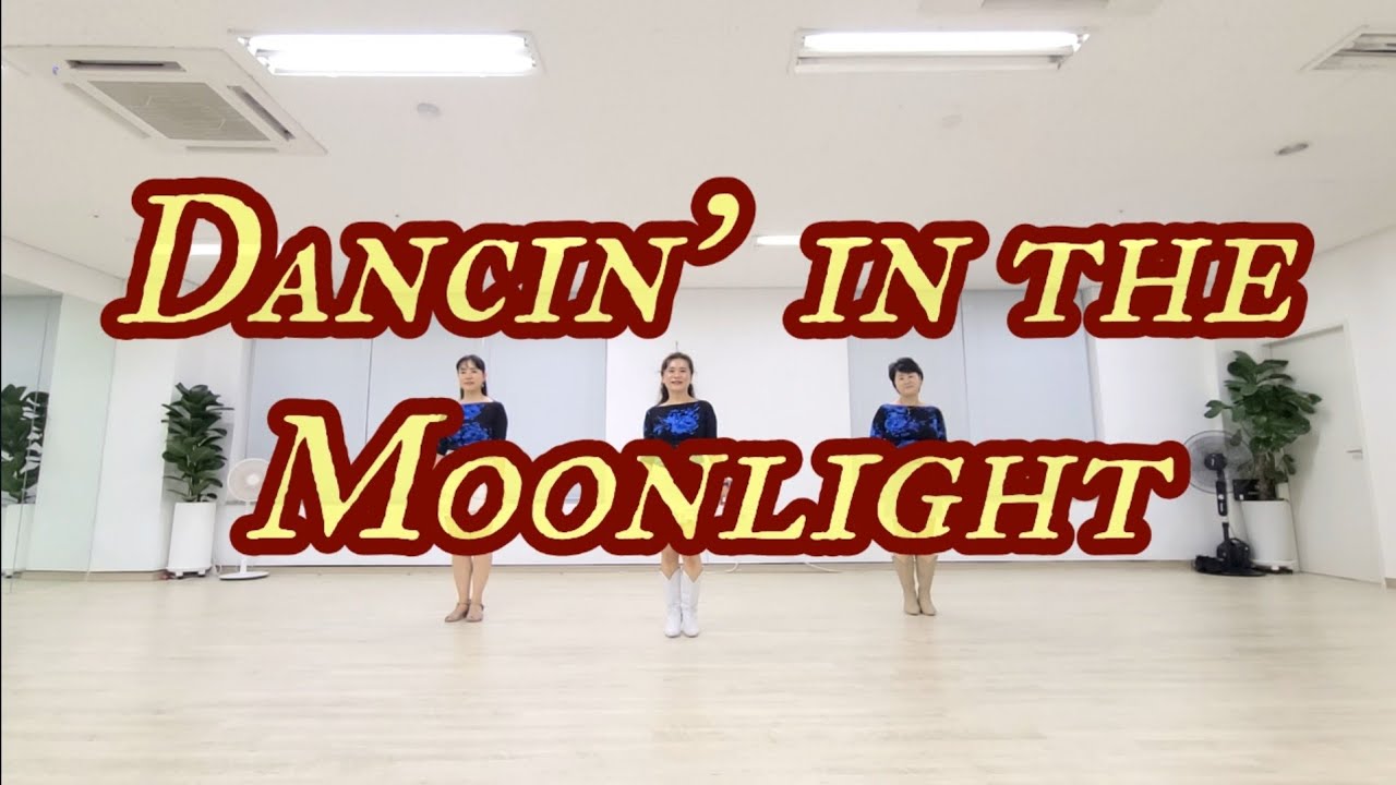 Dancin ' in the Moonlight Linedance (Demo) - YouTube