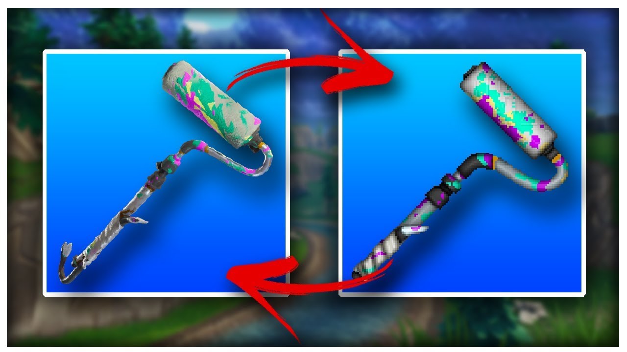 Fortnite Pickaxe In Minecraft (Renegade Roller) *Speedart/Tutorial ...