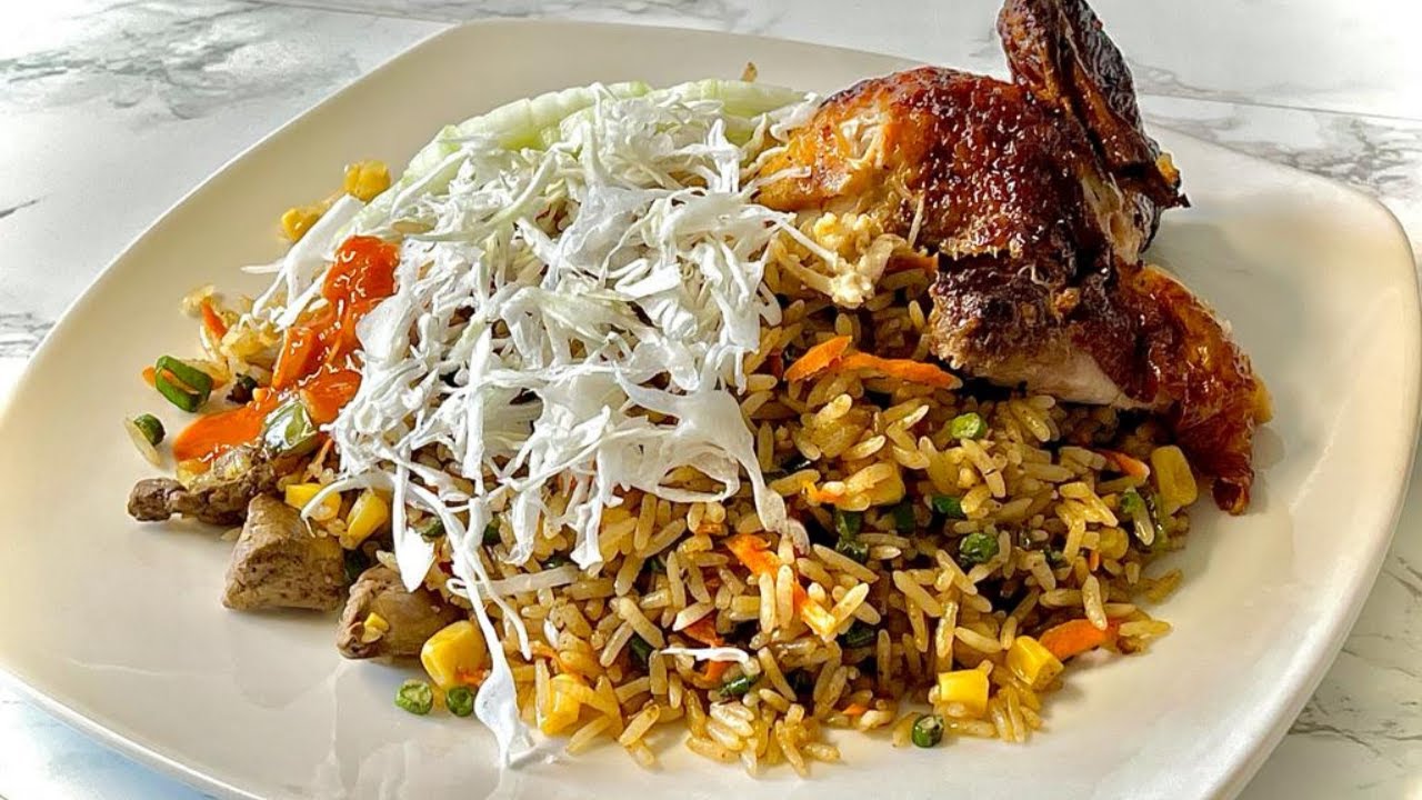 Fry Rice Guyanese Style | Homemade Fried Rice With Chicken Liver | # ...