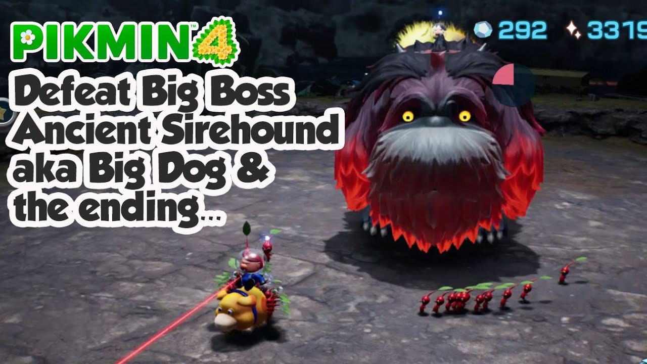 [Pikmin 4] Defeat Big Boss - Ancient Sirehound "BIG DOG" and the ending ...