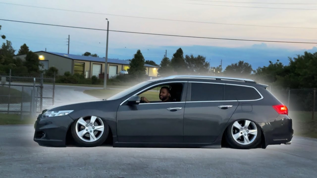 BUILDING A STATIC STANCED TSX WAGON - YouTube