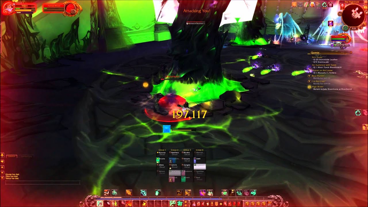 WoW legion ptr - Tichondrius - YouTube