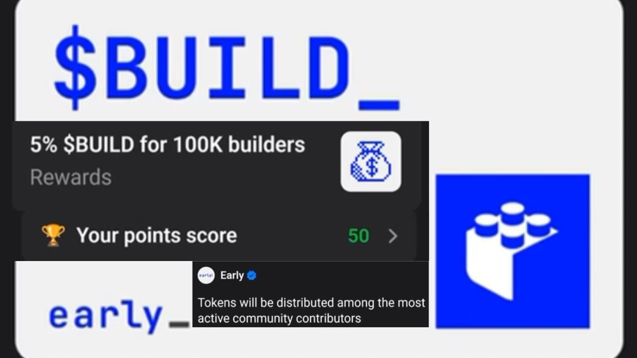 $BUILD AIRDROP || 5% $BUILD for 100K builders - YouTube