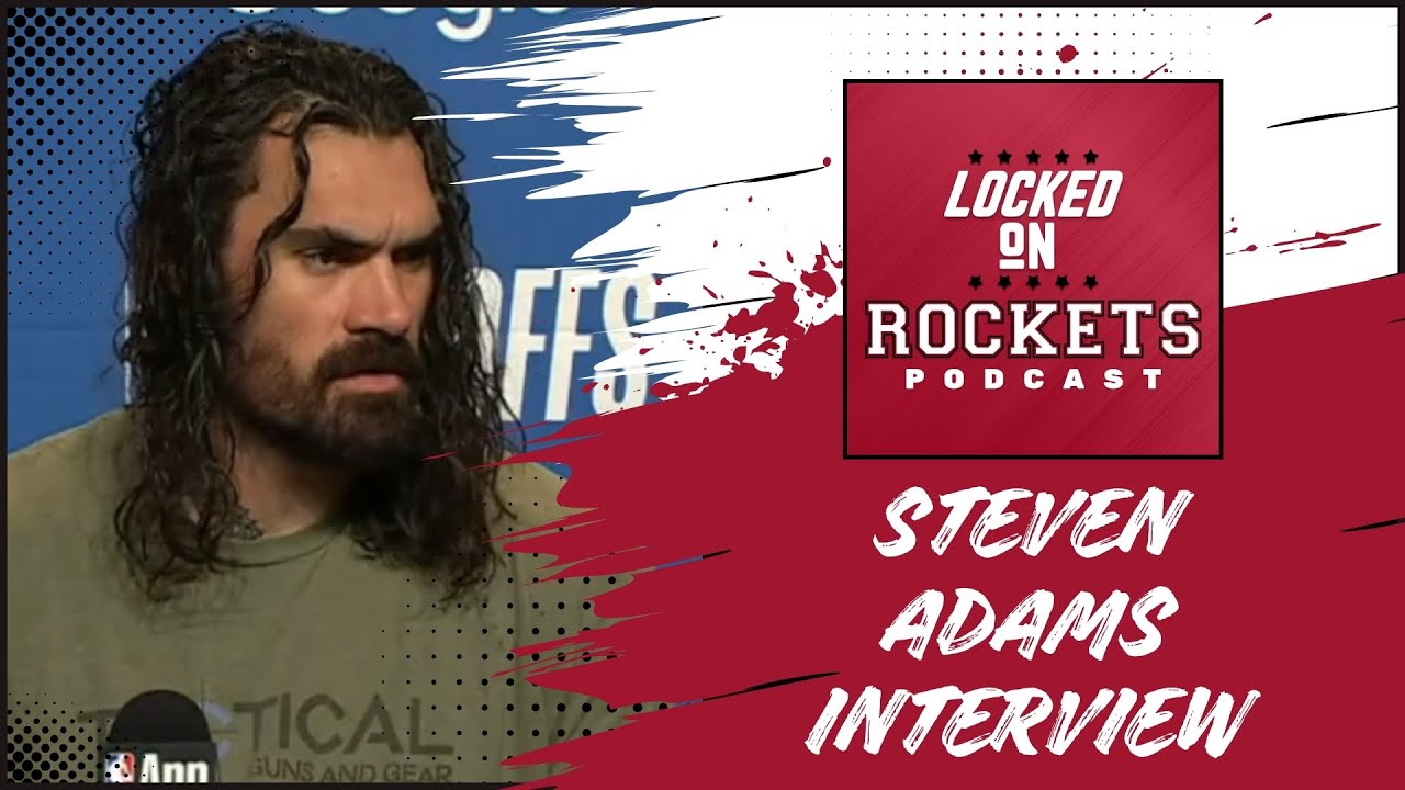 Steven Adams | Postgame Houston Rockets Vs Golden State Warriors | 2025 ...
