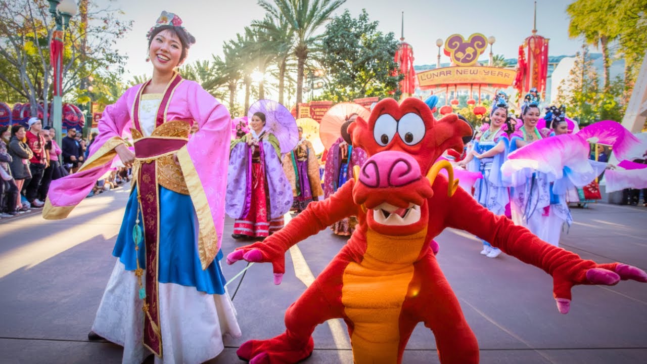 Mulan’s Lunar New Year Procession | Disney California Adventure (4K POV ...