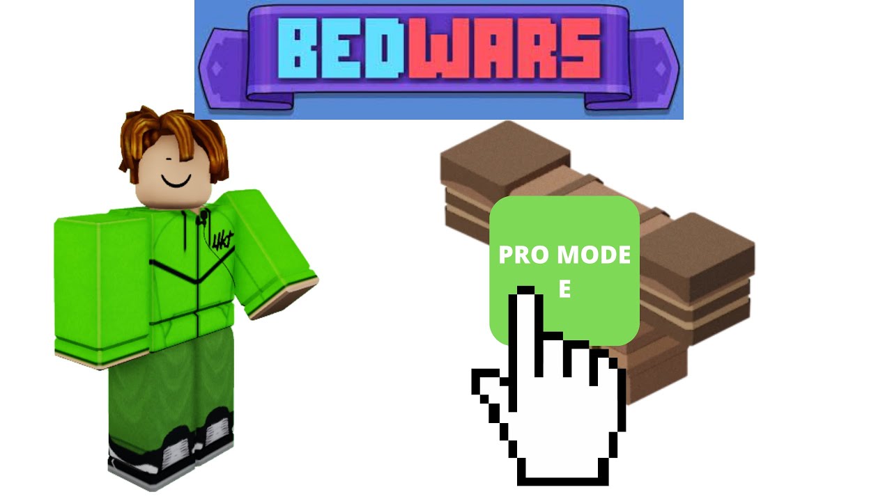 Putting on pro mode in roblox Bedwars! - YouTube