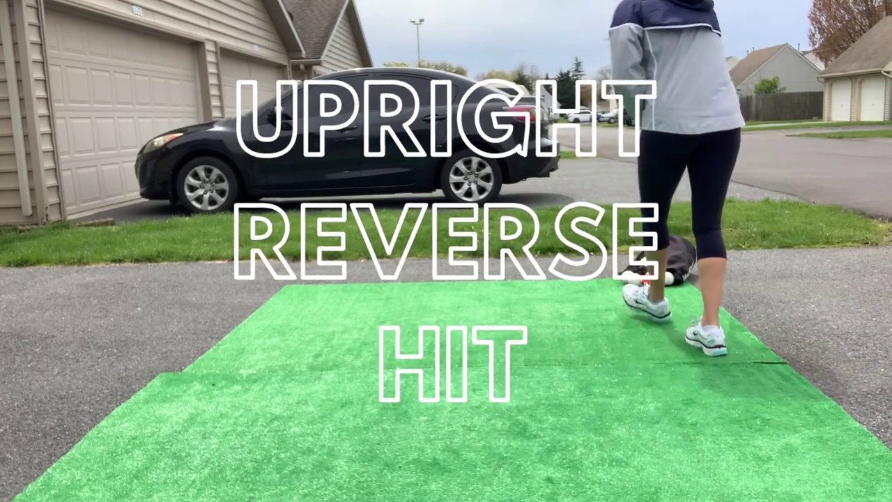 Field Hockey Skills: Upright Reverse Hit - YouTube