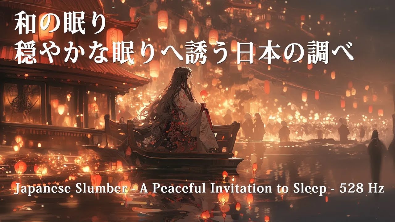 Japanese music for peaceful sleep. Heal your body and mind, relax, and ...