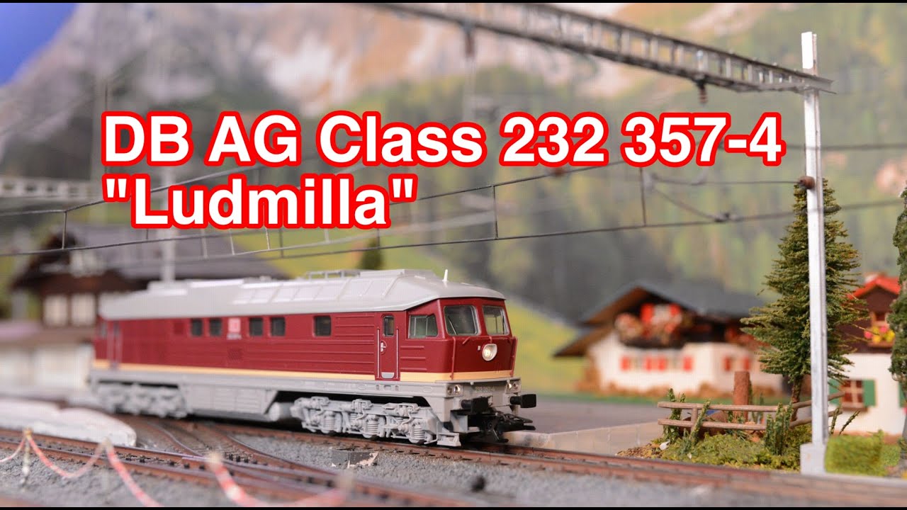 🇩🇪DB AG Class 232 357-4 " #Ludmilla " #Märklin #36432 - YouTube