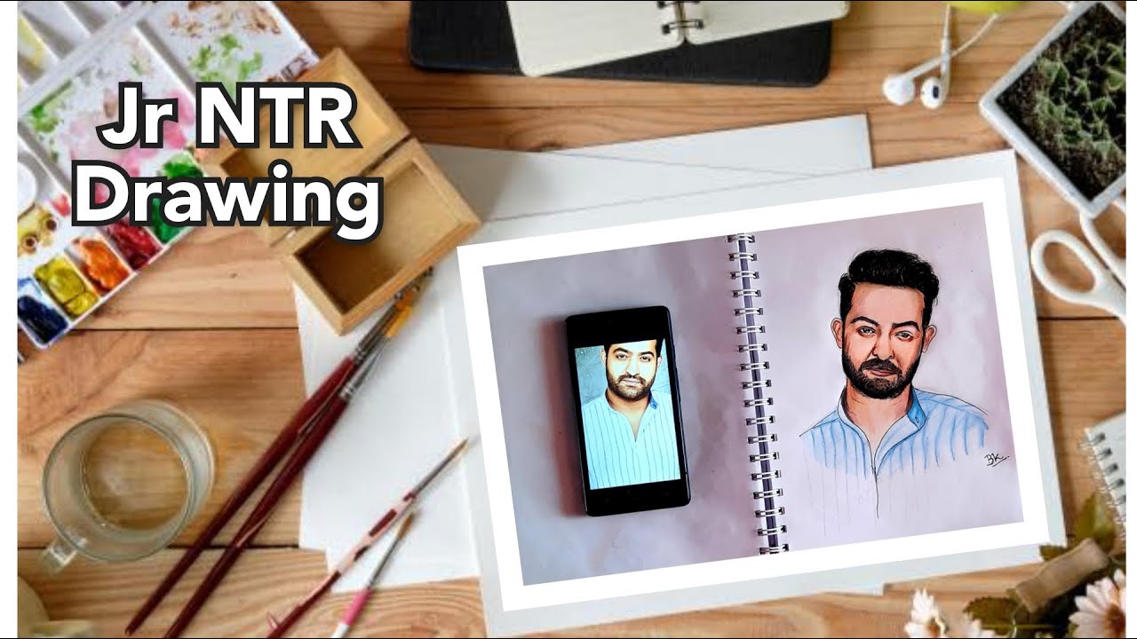 Junior NTR drawing - YouTube