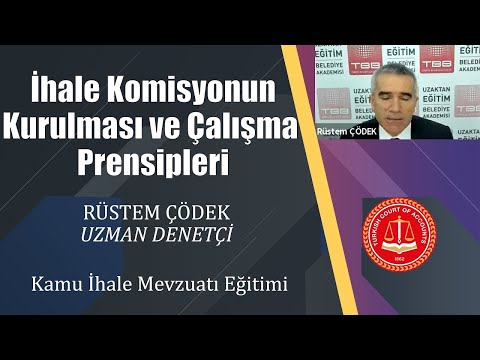 İhale Komisyonun Kurulması ve Çalışma Prensipleri