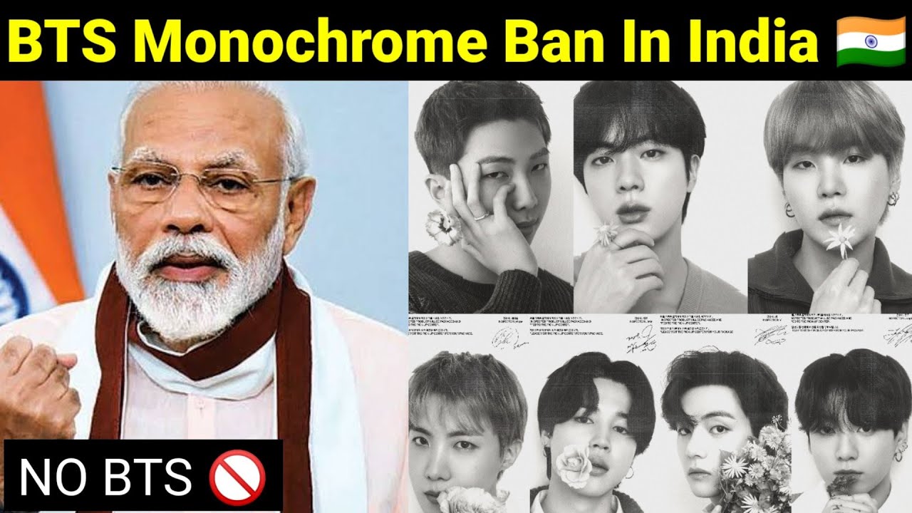 BTS Monochrome MV Ban In India 🇮🇳 - YouTube