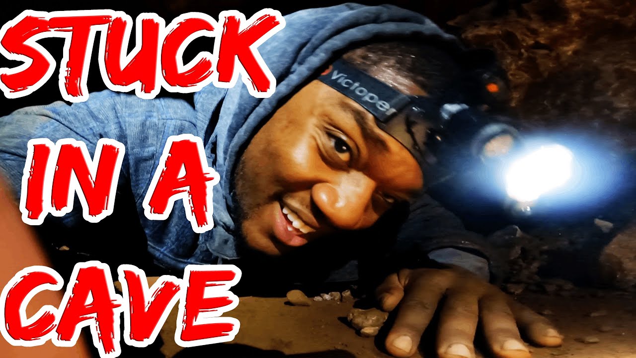 I GOT STUCK CAVING FOR THE FIRST TIME. - YouTube