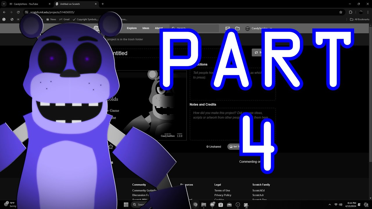 How To Make a ADVANCED FNAF Game on Scratch Part 4 - YouTube