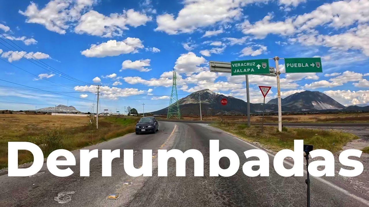 Ruta de Las derrumbadas a Alchichica Puebla - YouTube