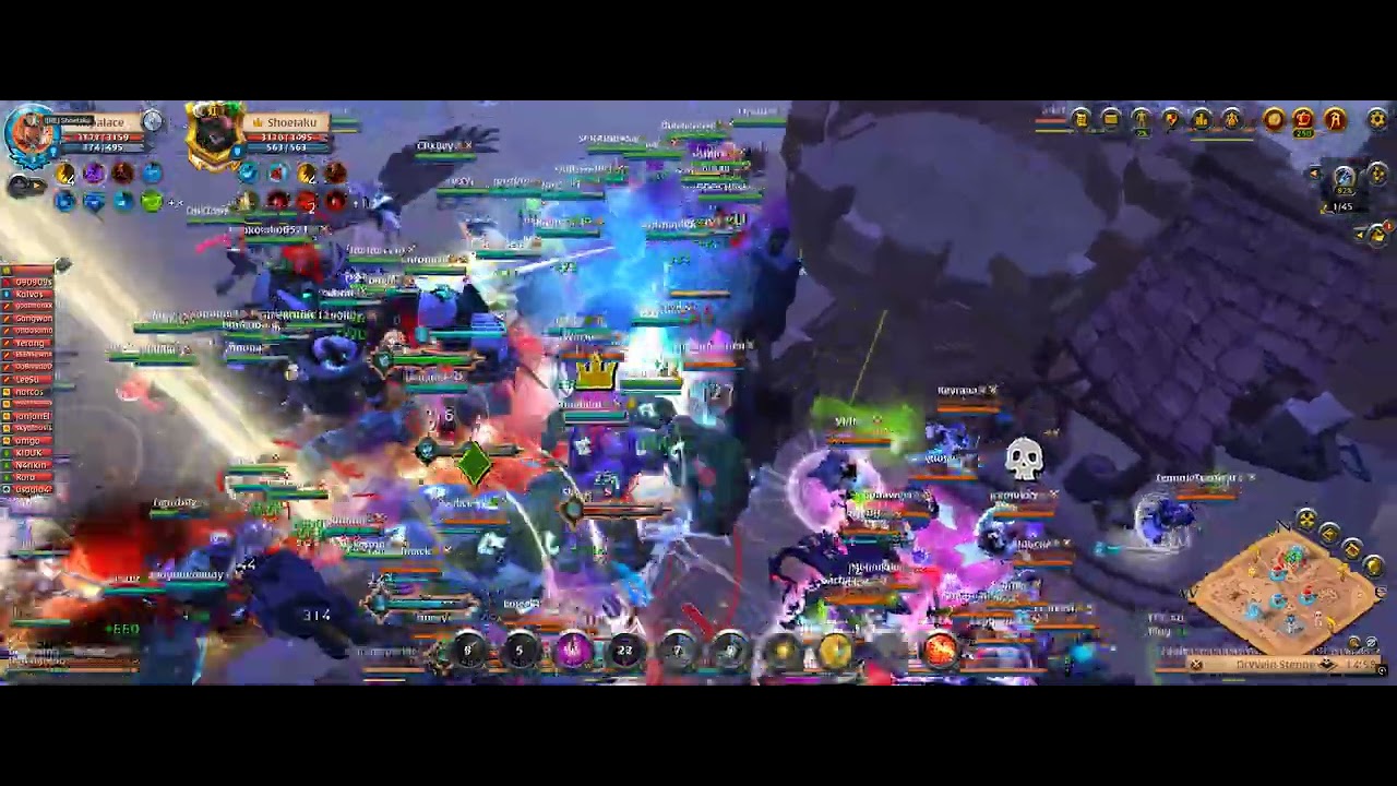 Albion Online 2024 12 10 15UTC Castle Regroup Vs Upper Class & Agila ...