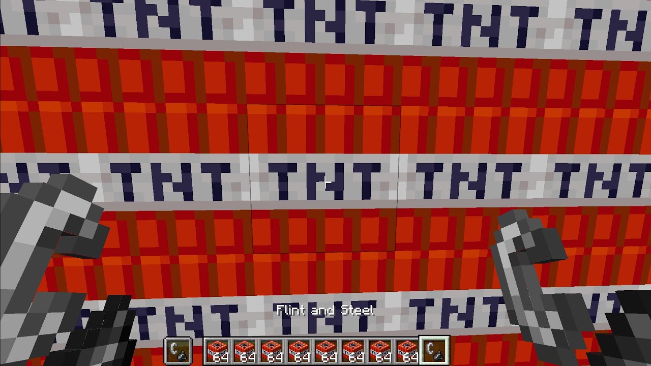 Minecraft | tnt physics in minecraft - YouTube