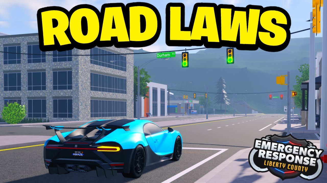 Following ROAD LAWS In ERLC... - YouTube
