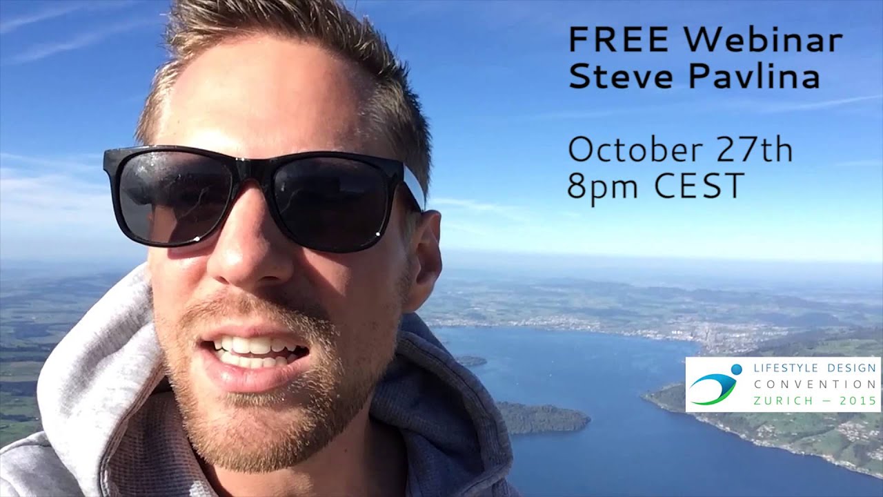 FREE Webinar w. Steve Pavlina: Your path with a heart - YouTube