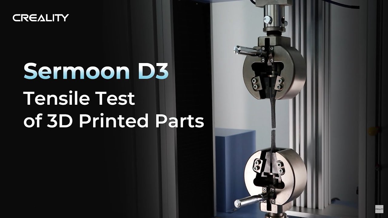 Sermoon D3 Tensile Test of 3D Printed Parts - YouTube